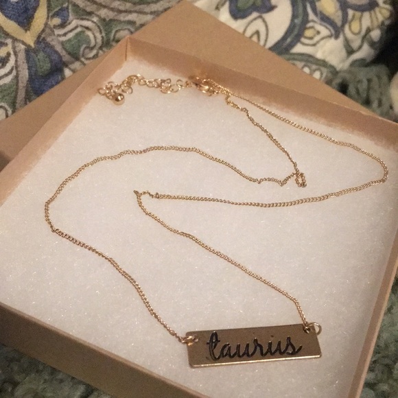 Jewelry | Taurus Zodiac Sign Gold Chain Necklace | Poshmark
